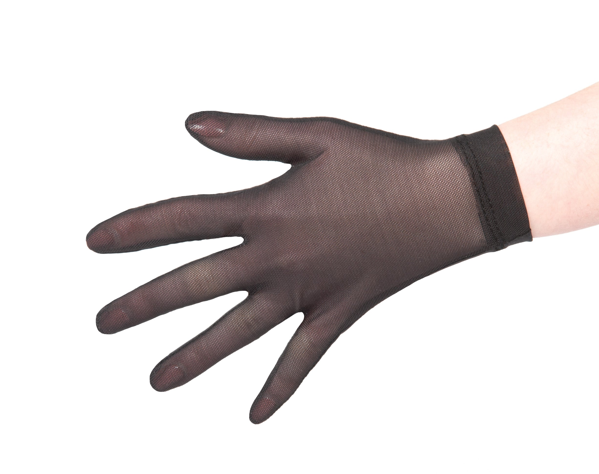 Competition Gloves Black - Solid Mesh