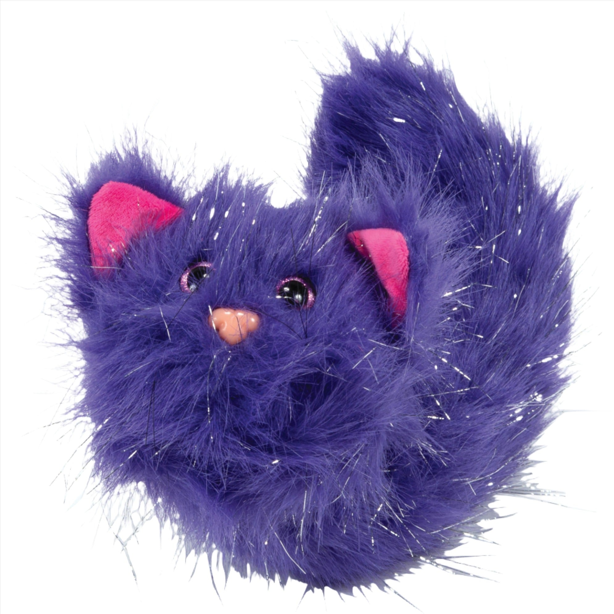 JR1392-PU Purple Sparkle Kitty Critter Tail Covers