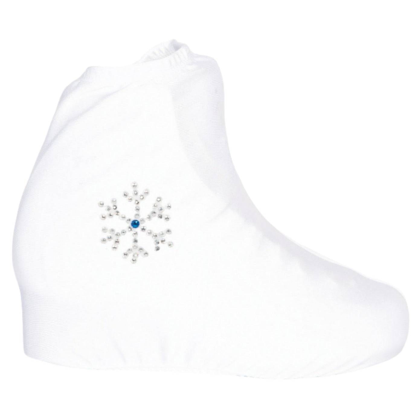 JR1226S White Snowflake Bootcovers | Ice Skating Accessory